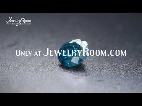 1.05 CT GENUINE BLUE DIAMOND ROUND CUT LOOSE