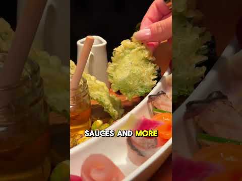 🍣 new unique Japanese restaurant with SUSHI CHARCUTERIE 🥢 #shorts