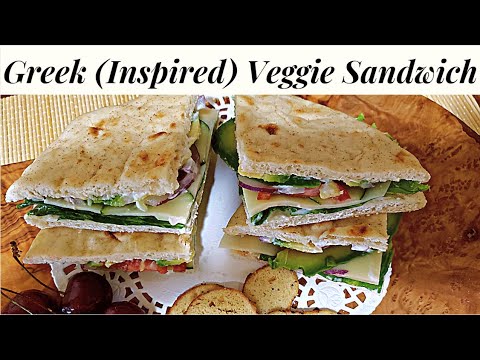 Greek (Inspired) Veggie Sandwich