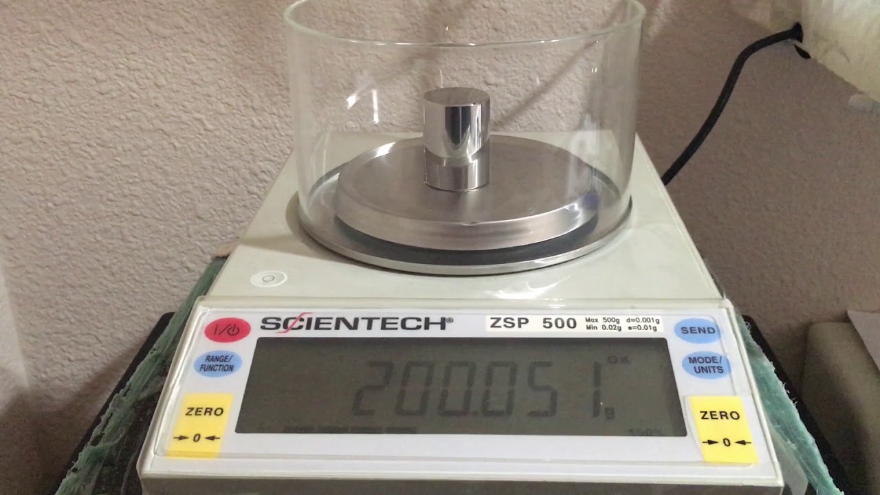Freshly calibrated Scientech ZSP 500 won’t zero or calibrate properly