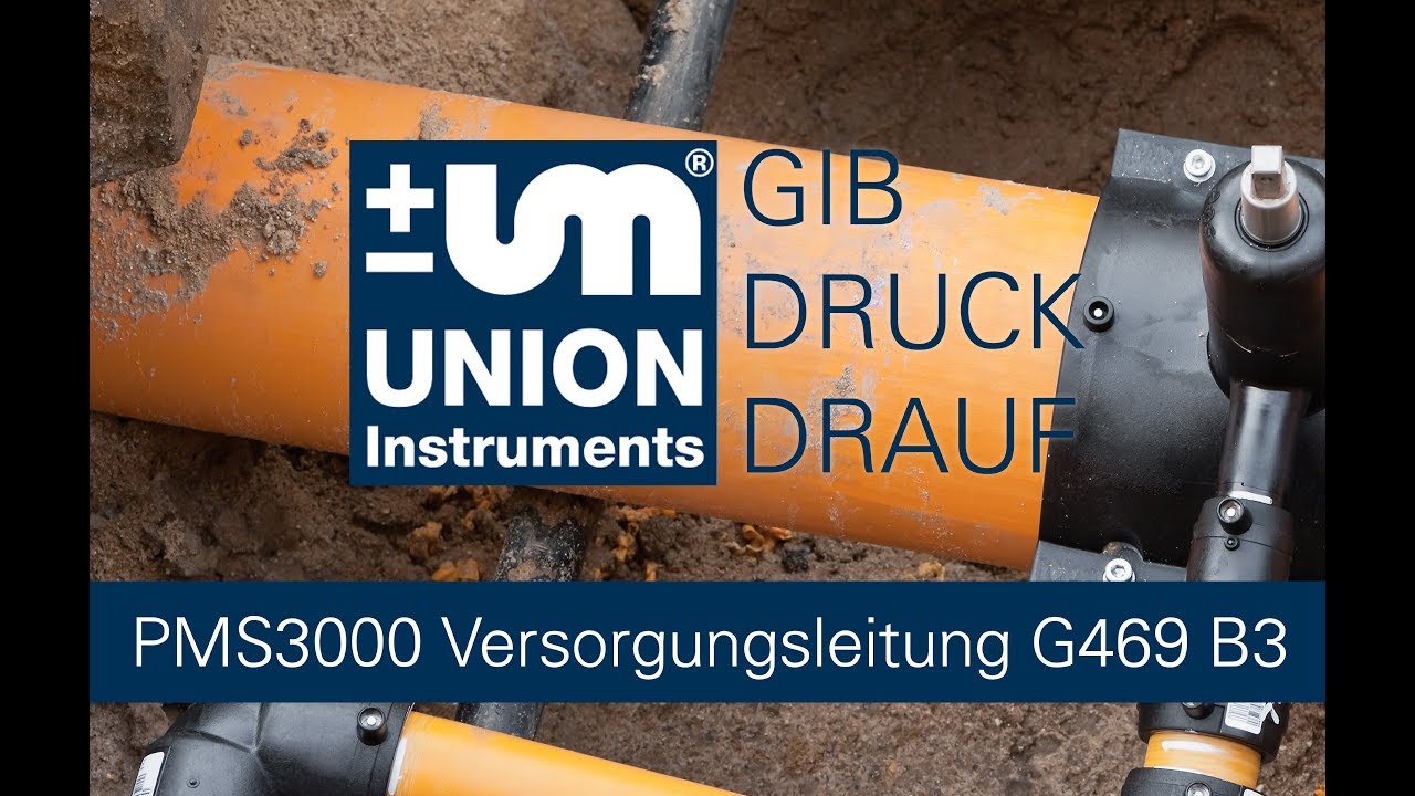 PMS3000 G469 B3 Gas Versorgungsleitung nach DVGW-Richtlinien