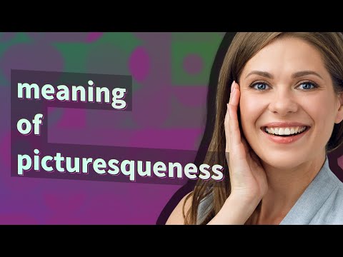 Picturesqueness | meaning of Picturesqueness