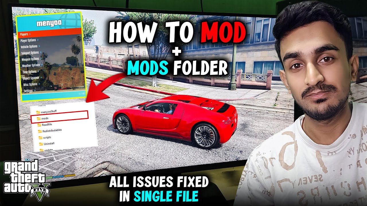 How To Mod GTA 5 | How to Install Menyoo Trainer in GTA 5 | GTA 5 Mods