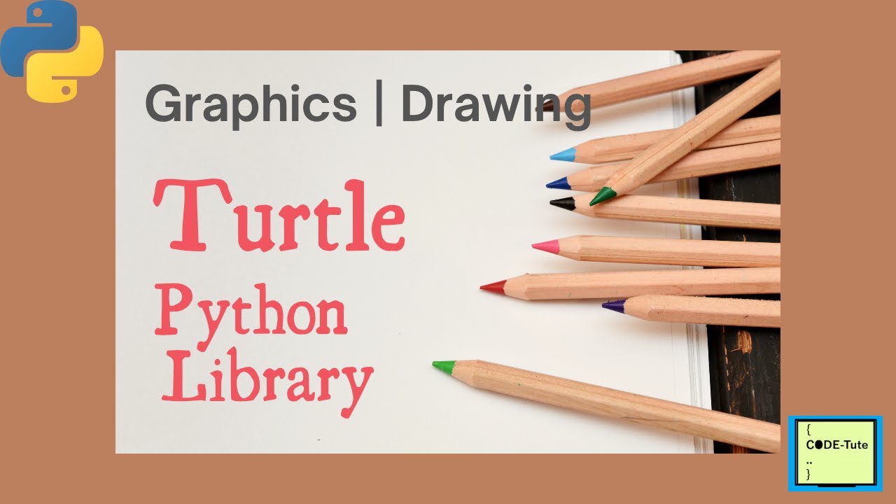 Turtle Python Library | Graphics in python | Draw with python | Python drawing commands
