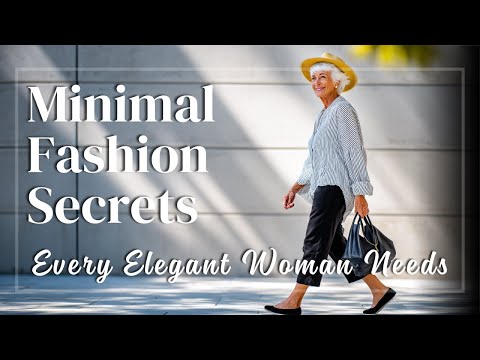 Effortless Sophistication: Minimal & Elegant Trends for Women Over 50