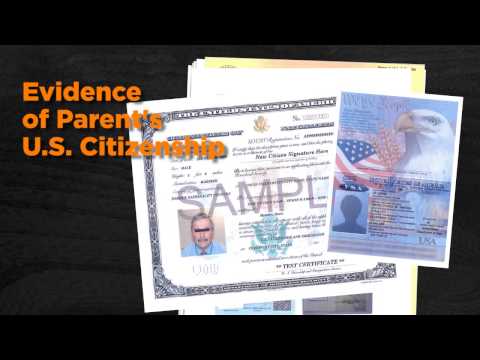 Consular Report of Birth Abroad