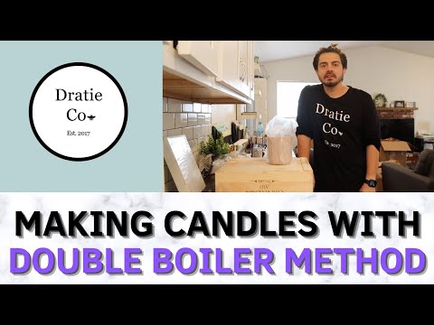 Making Candles Using Double Boiler Method | Double Boiler Method | Making Candles