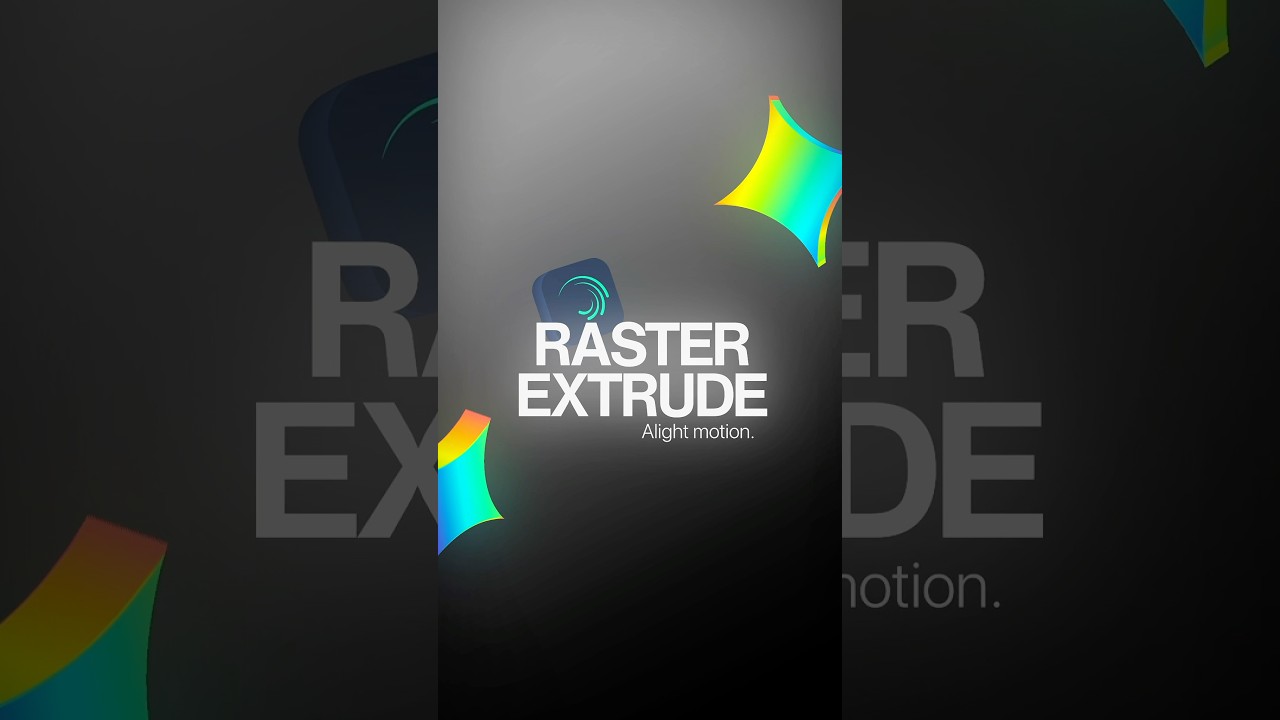 Raster extrude - Alight motion #phonk #alightmotiontutorial