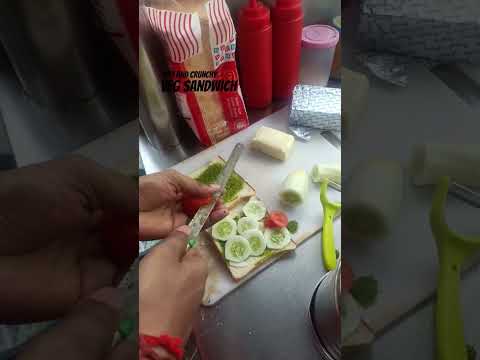vegetable sandwich #streetfood #shortsfeed #shorts #subscribe #sandwich