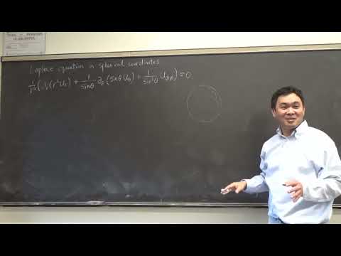 Solving Laplace Equation in spherical coordinates part 1