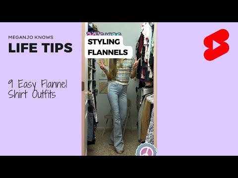 9 Easy Flannel Shirt Outfits - Simple Styling Ideas for your Flannelsπ #shorts