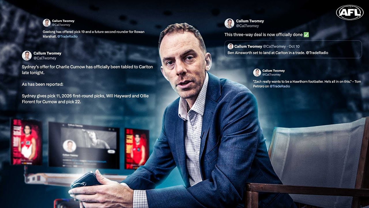 BEHIND THE SCENES with an AFL journalist on the FINAL DAY of Trade Period 📱 | The Insider