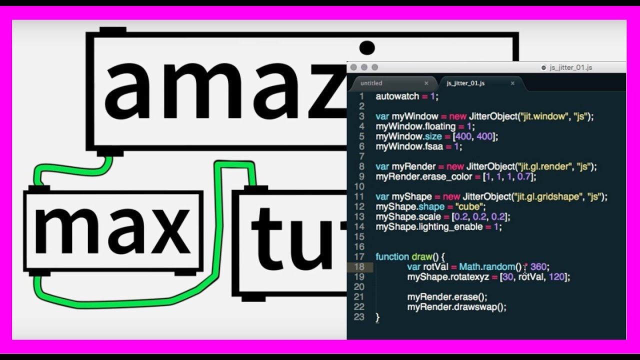 AMT - JavaScript for Jitter Series - Ep. 01: Introduction to Objects