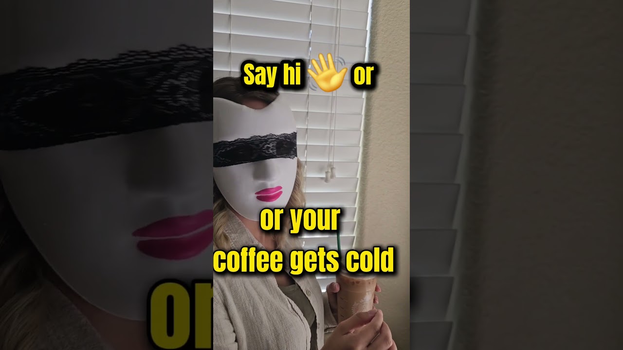 Don’t you dare scroll without saying hi 💀☕ #coldcoffeetales