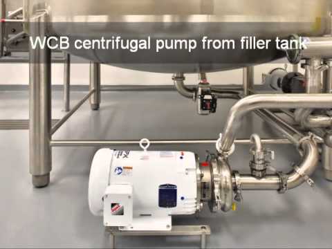 Storage and transfer of finished product in Filling room