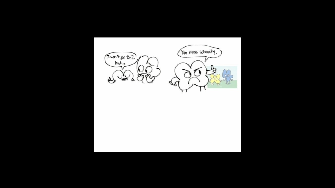 No More Screechy (4x) [BFDI Comic]