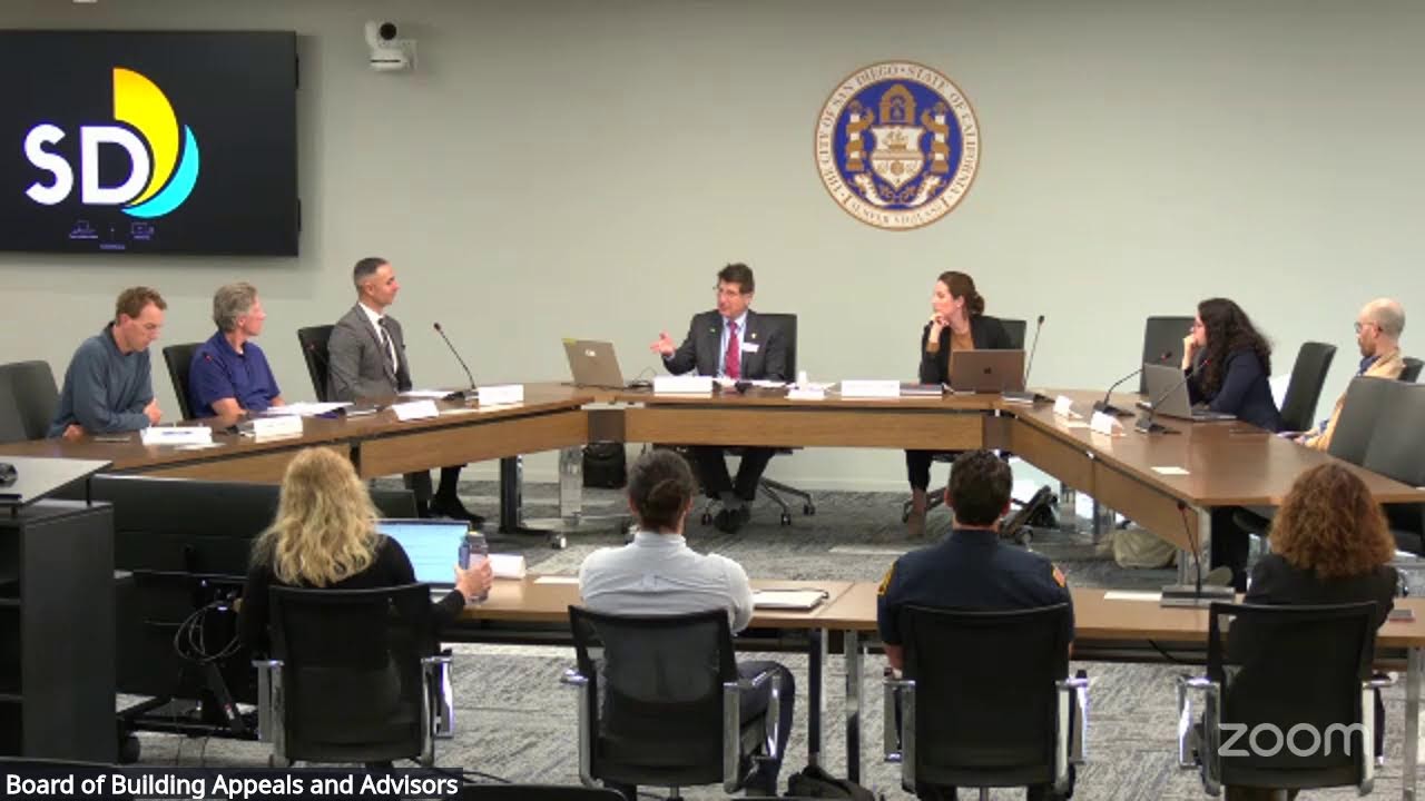 Board of Building Appeals and Advisors January 8, 2026