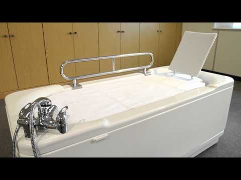 Pisces Height Adjustable Bath from the Aquanova Range by Abacus Specialist Bathroom Solutions