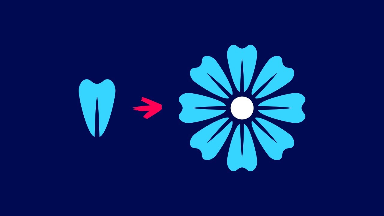 Duplicate Objects Around A Circle In Affinity Designer