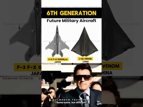China vs Japan 6th Gen Fighters! ???????????????? J-36 Venom vs F-3 FX Godzilla! ????