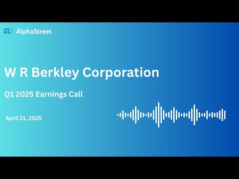 W R Berkley Corporation Q1 2025 Earnings Call