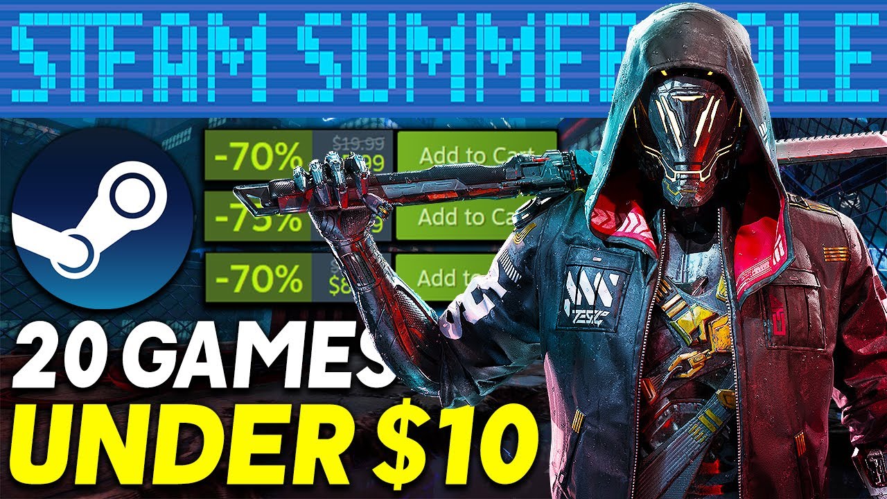 STEAM SUMMER SALE 2023 - 20 AWESOME PC GAME DEALS UNDER $10!