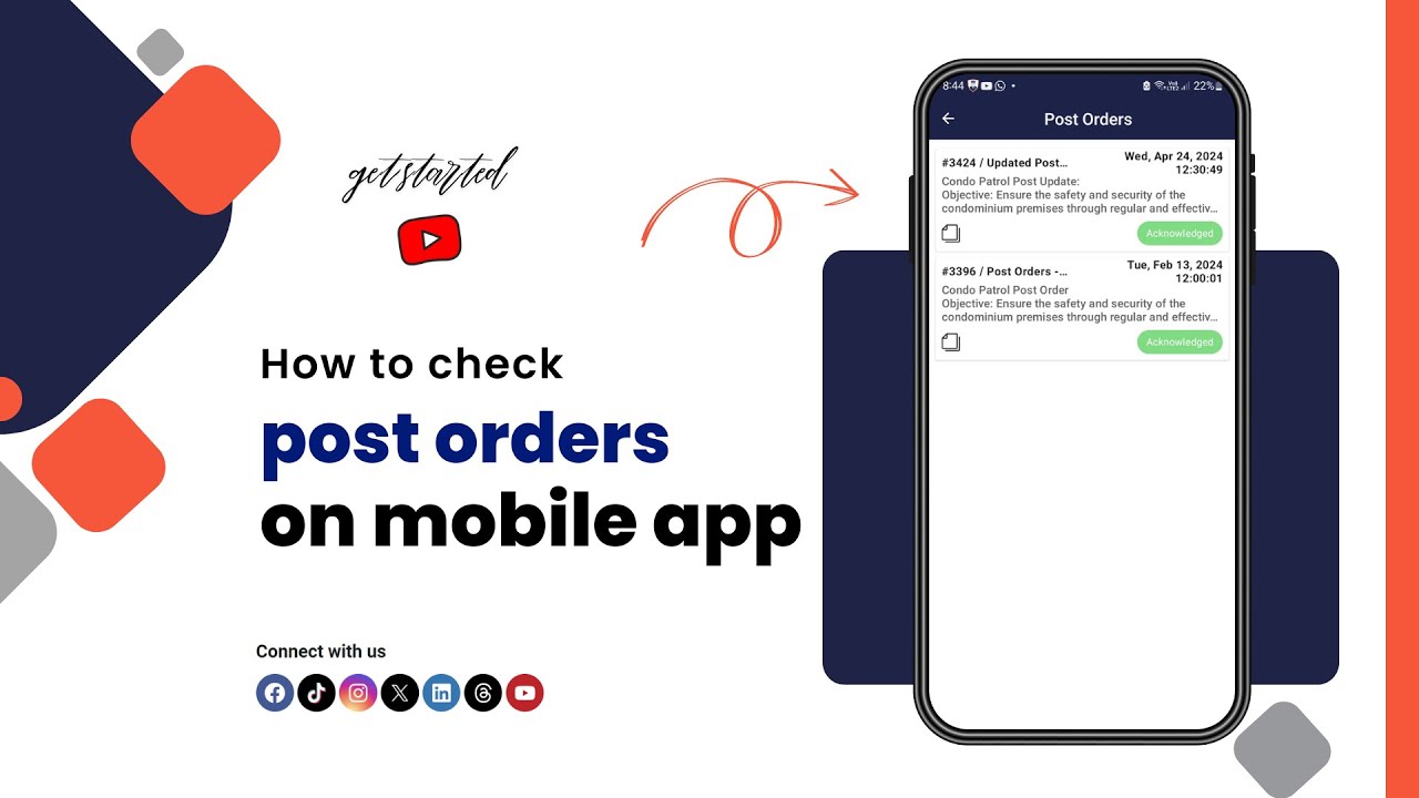 How To Check Post Orders On Mobile App? -GuardsPro Support Center Video