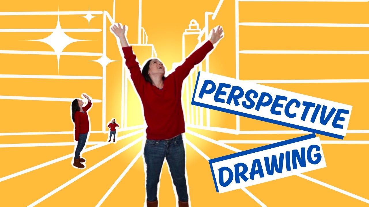How to draw Perspective for beginners (1, 2 and 3 points)- tutorial and interesting hystorical facts
