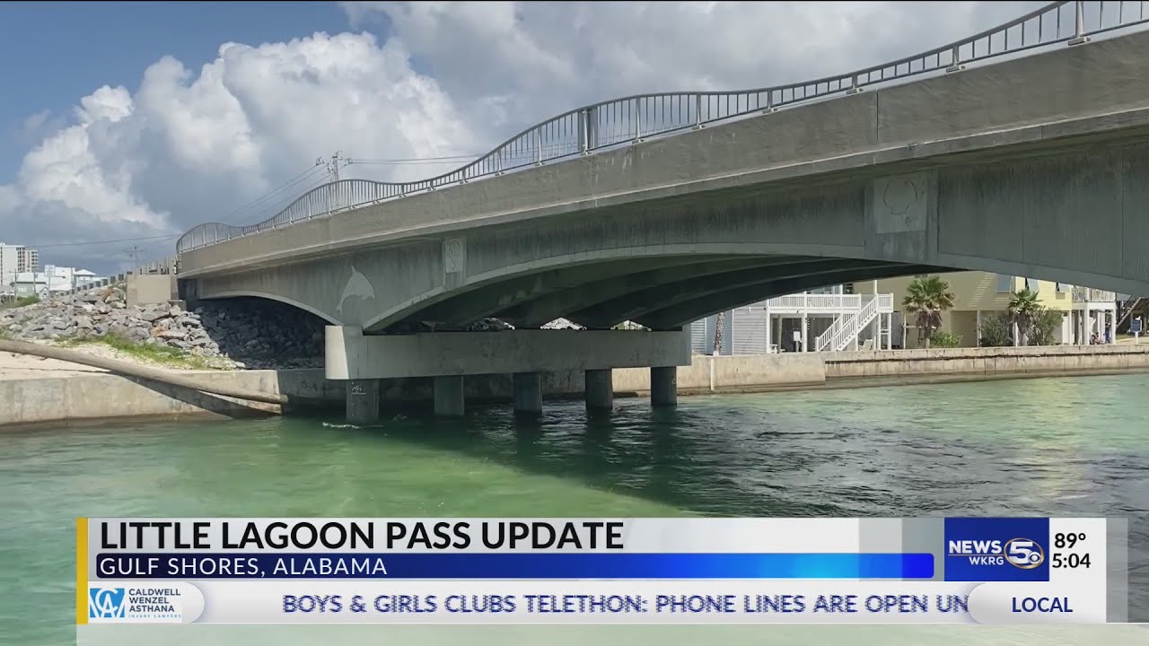 Little Lagoon Pass dredging project behind schedule, residents concerned