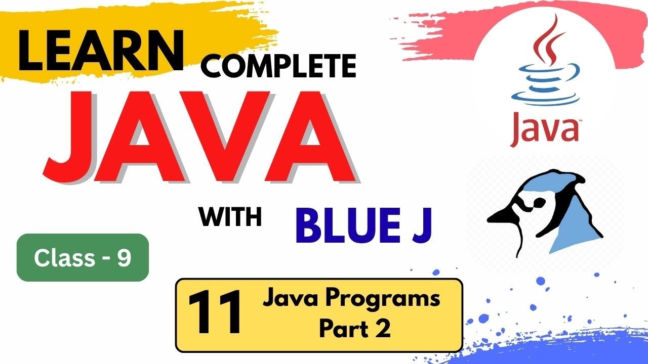 11. Java Programs Part 2 | Java Complete Course Class 9 ICSE #java #icse #coding