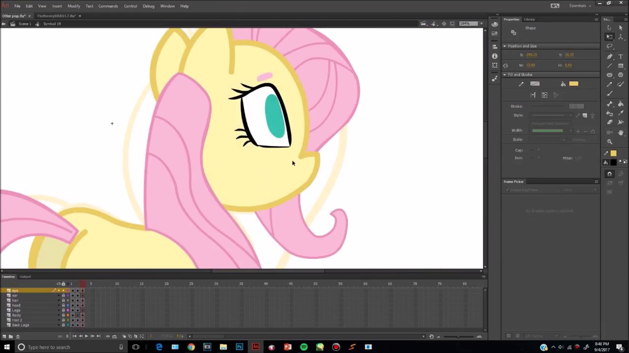 Animating Fluttershy| Behind the scenes