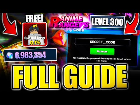 ANIME RANGERS X GUIDE! (All Codes, Farm Gems, Level Up Fast, AFK, How To Sell Units & More!) ROBLOX