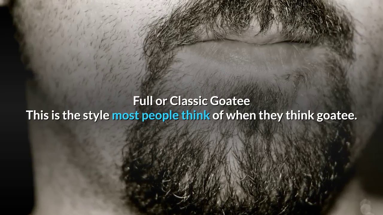 6 popular goatee styles