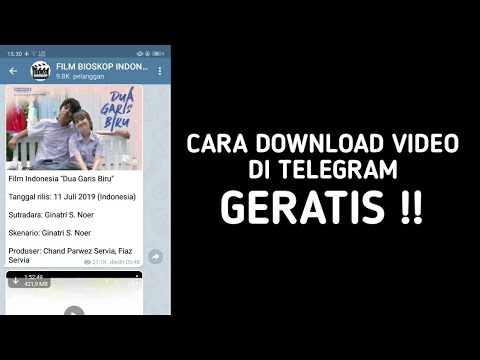 cara mendownload video di telegram lewat hp 2021
