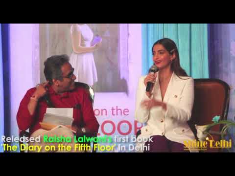 Sonam Kapoor Released Raisha Lalwani's first book 'The Diary on the Fifth Floor' in Delhi
