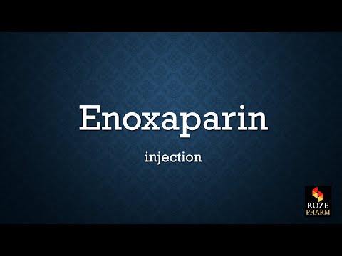 Enoxaparin pronunciation, How to say enoxaparin