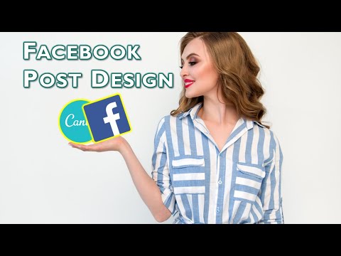 How to Create a Facebook Post in Canva | Facebook Post Template Design
