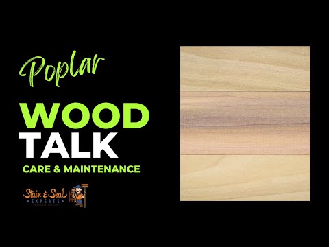 Stain & Seal Show Ep 9 - Wood Talk: Poplar Wood