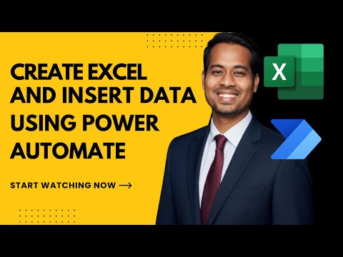 Power Automate: Create Excel, Add Rows