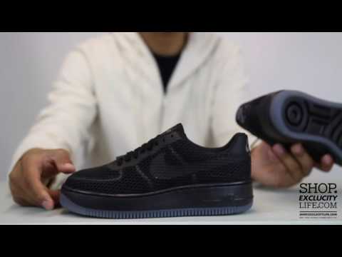 Women's Air Force 1 Low Upstep BR Black Anthracite Unboxing Video at Exclucity