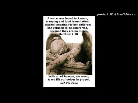 GOD WEEPING FOR HIS CHILDREN. VOICE HEARD IN RAMAH