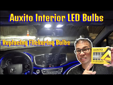 How to install car interior LED Bulbs Auxito 194