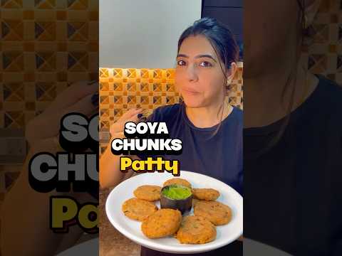 Soya Chunks Kebab/Patty 🥰healthy🤩 #shorts #soyachunks #airfry