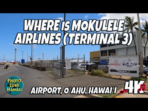 Hawaii Drive Where is Mokulele Airlines Terminal 3 at Honolulu Airport July 25, 2023 Oahu Hawaii