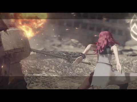 Devola and Popola fights the machines to help 9S | NieR Automata