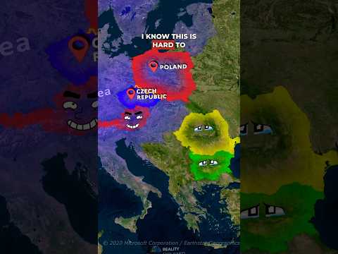 Poland "INVADED" Czech Republic π΅π±π¨πΏ #shorts #maps #poland #czech #invasion #politics #geopolitics