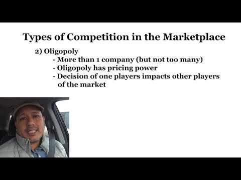 Types of Competition - Monopoly - Oligopoly - Monopolistic Competition - Perfect Competition