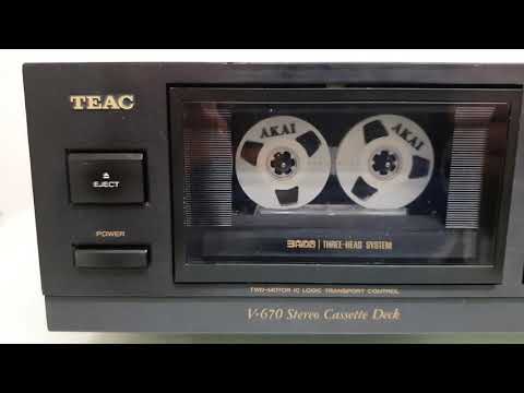 TEAC V-670 1988 Stereo Cassette Deck | Reverb