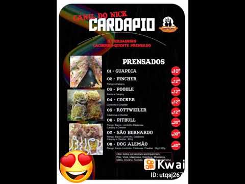 canildonick o verdadeiro cachorro quente prensado