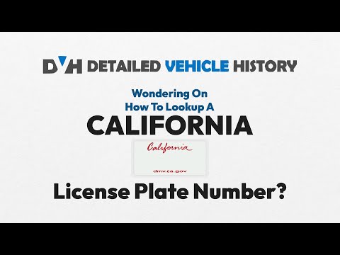 How to Use License Plate Lookup California | California Plate Number Search